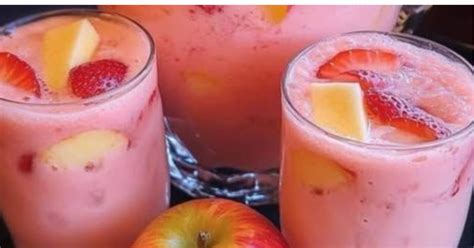 Receita De Smoothie De Morango Com Maçã
