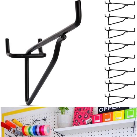 Buy Black Pegboard Hook Peg Board Organizer Accessorie Pegboard Shelf Brackets Hooks Fit