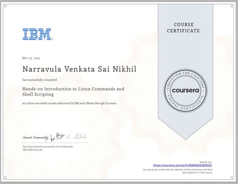 Linux Shellscripting Ibm Coursera Professionaldevelopment