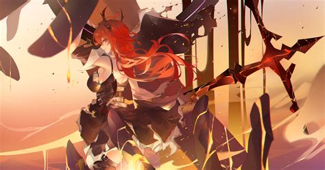 アークナイツ Sarkaz 3 Surtr Turbulenceのイラスト Pixiv