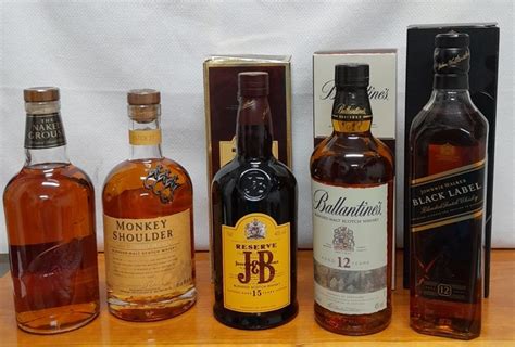 Naked Grouse Monkey Shoulder Batch 27 J B 15yo Reserve Ballantine