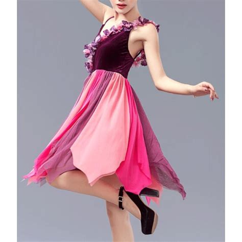 Girls Chiffon Tutu Skirt Ballet Dancing Dress
