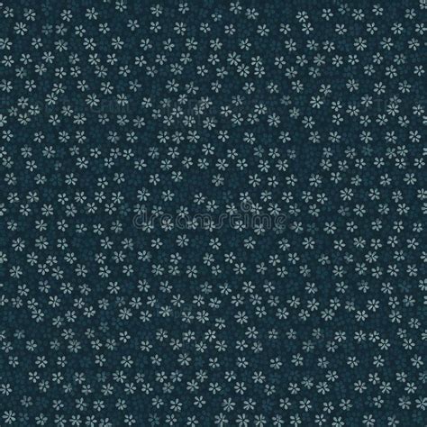 Seamless Tileable Tiny Flowers Background Pattern Stock Illustration