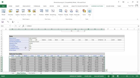 data mining constructing multiple linear regression model using
