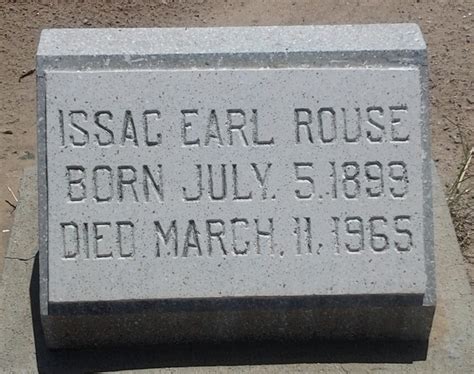 Isaac Earl Rouse 1899 1965 Find A Grave Memorial
