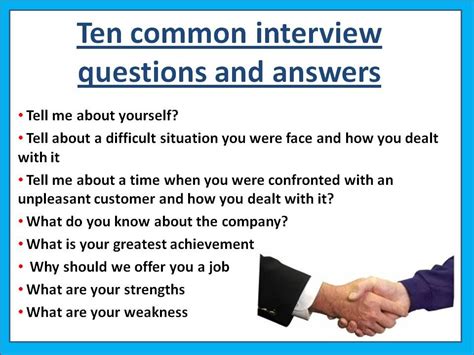 Do And Donts Tips For Interview Common Interview Questions Job