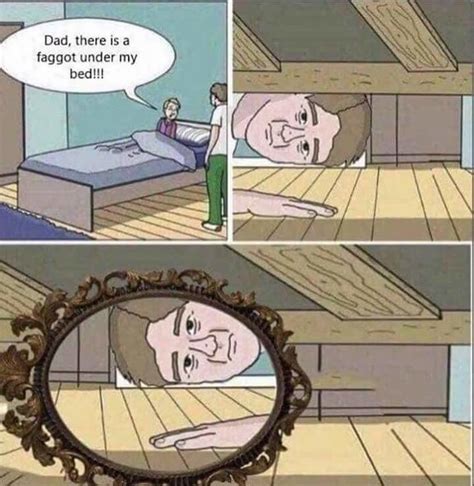 Daddy Theres A Monster Under My Bed Meme Bed Western