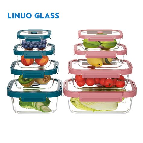 Герметичные стеклянные контейнеры для приготовления пищевых продуктовПроизводитель Оптовик