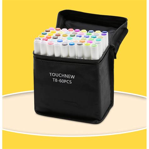 TOUCHNEW T8 Art Markers 60 Color Animation Design Set for Adults ...