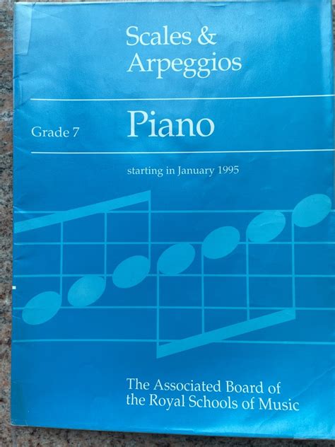 Scales arpeggios broken chords piano grade 7 興趣及遊戲 書本 文具 教科書
