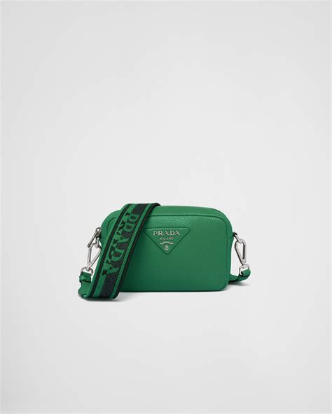 Green Small Leather Bag Prada