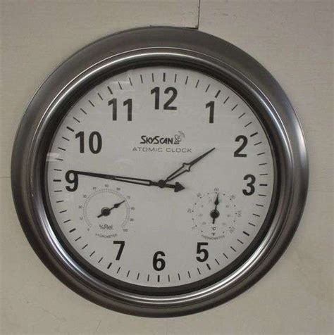 Skyscan Atomic Clock 18dia Needs Battery Albrecht Auction Service