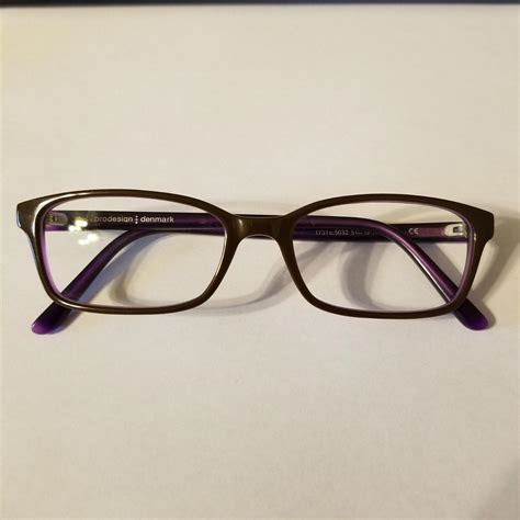 Prodesign Denmark Brownpurple Eyeglass Frames Depop