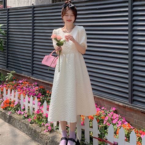 Womens Summer Korean Style Slim Fit Vintage Simple Solid Color Loose