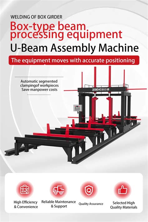 Zmde U Beam Assembly Machine Ubam 12s Zmde Steel Machinery