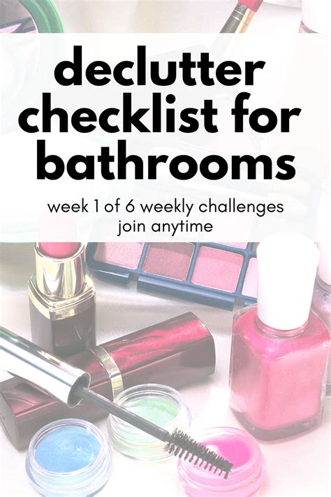 Declutter Checklist For Bedrooms And Bathrooms Nourish And Nestle