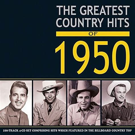 Various Artists The Greatest Country Hits Of 1950 Music
