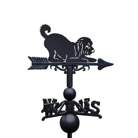 Playful Cockapoo Weathervane Black Country Metalworks