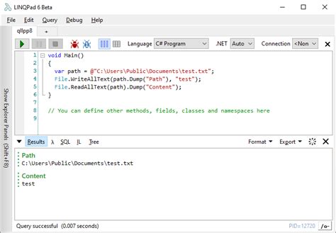 Linqpad Prepending Temp Folder To Path — Linqpad