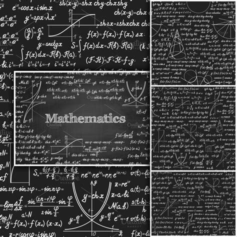 Mathematics School Vector Set Masterbundles