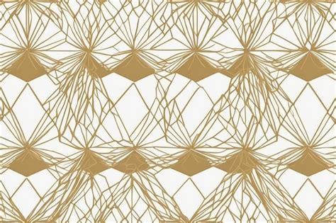 Premium Photo Subtle Golden Raster Geometric Seamless Pattern With Rhombuses Diamond Shapes