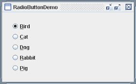 Programacion II Uso De RadioButtons En Java