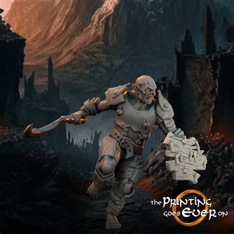Assault Orc Fighter B The Printing Goes Ever On