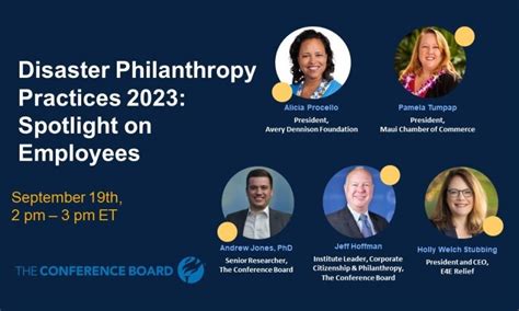 Disaster Philanthropy Practices 2023 Spotlight On Employees