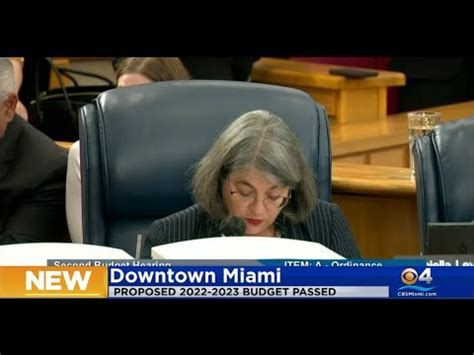 Miami Dade Country Commissioners Approve New Budget YouTube
