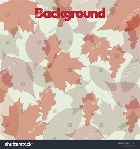 Color Pastel Leaf Background Template Your Stock Vector Royalty Free