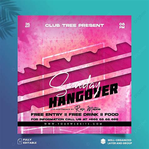 나이트 클럽 전단지 템플릿 Psd 다운로드 디자인 자료 다운로드