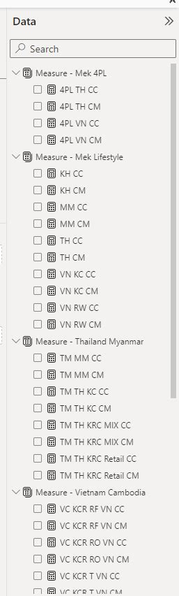 solved assigning different fields to an option in slicer microsoft