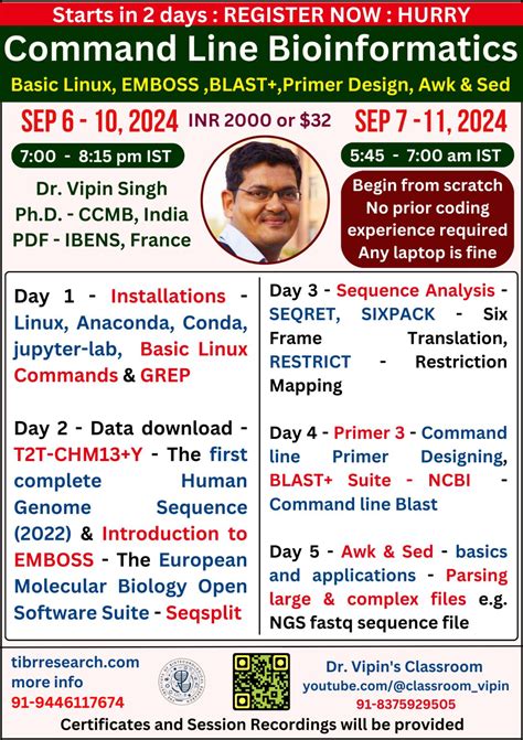 Learn Command Line Bioinformatics For Molecular Biology Tibr Biotech Posted On The Topic