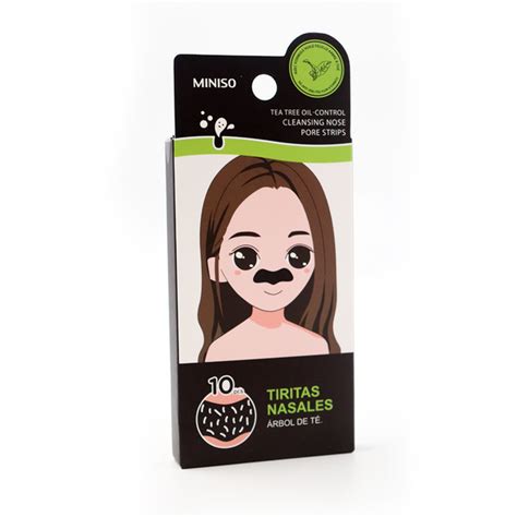 Miniso Banda de Puntos Negros Para Nariz de Árbol de té desde S