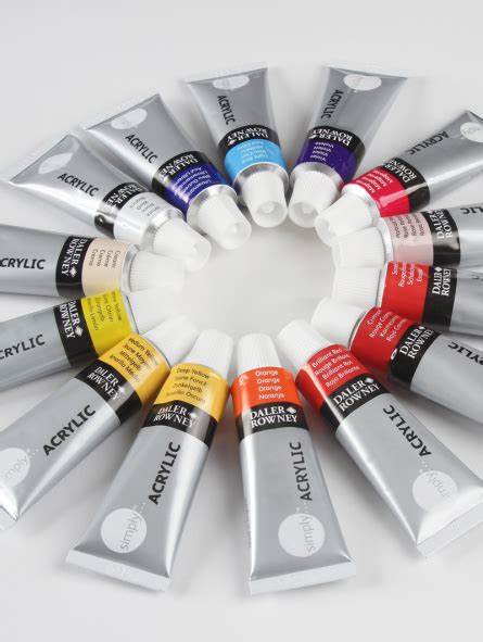 Acrílico Daler Rowney Simply Set 24 Colores 12ml