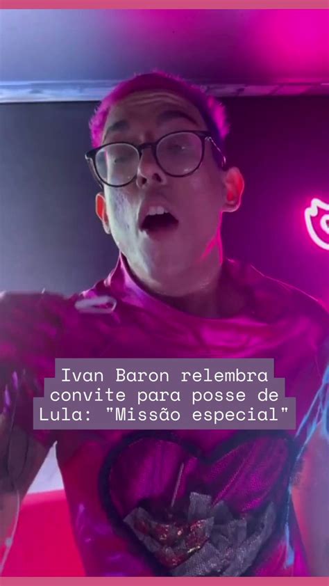 Ivan Baron Ivanbaron Foi Um Dos Integrantes Do Grupo Que Subiu A Rampa E Entregou A Faixa