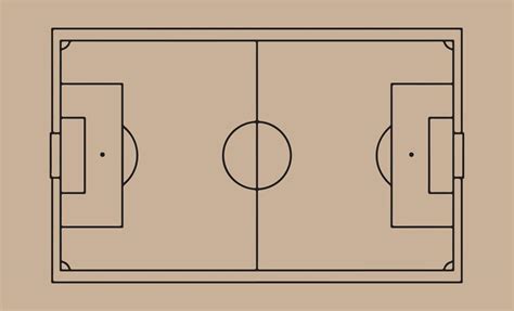 Soccer Field Drawing Clipart