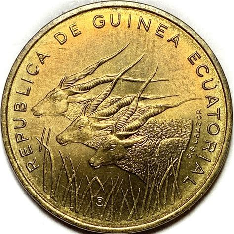5 Francos 1985 Guinea Ecuatorial