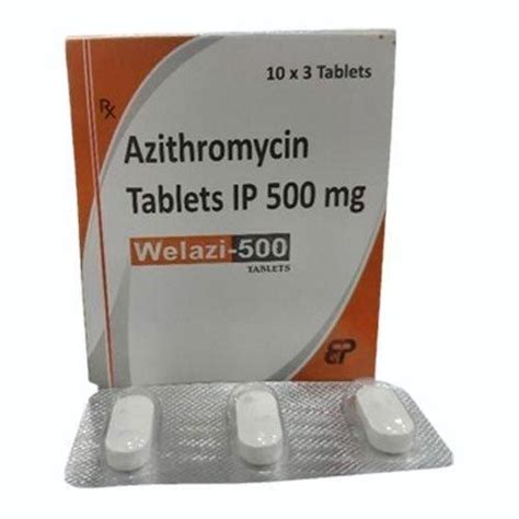 Azithromycin 500mg Tablets 10x3 Tablets Pack At Best Price In Nagpur