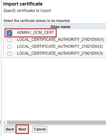 Importing And Configuring A Certificate From Digital Certificate