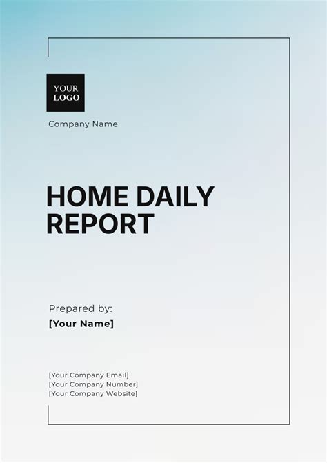 Free Daily Monitoring Report Template To Edit Online