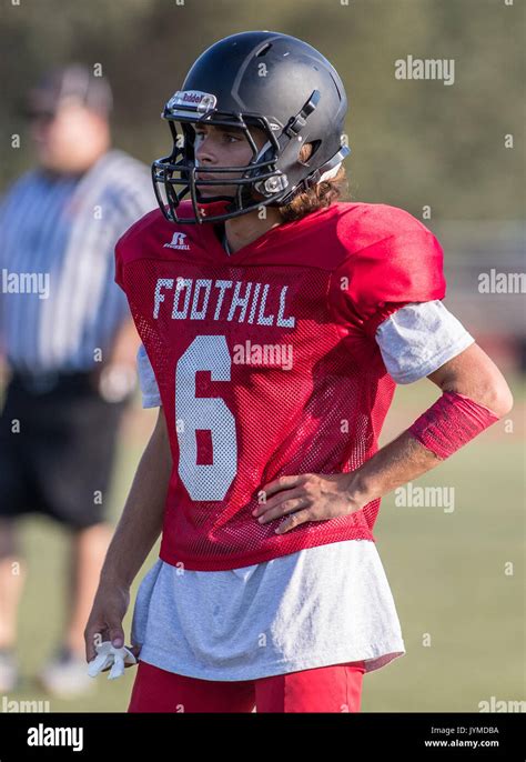 Football Action With Shasta Vs Foothill High School In Palo Cedro