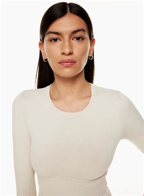 Babaton Sculpt Knit Empire Longsleeve Aritzia Intl
