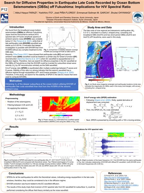Pdf Search For Diffusive Properties In Earthquake Late Coda Recorded By Ocean Bottom