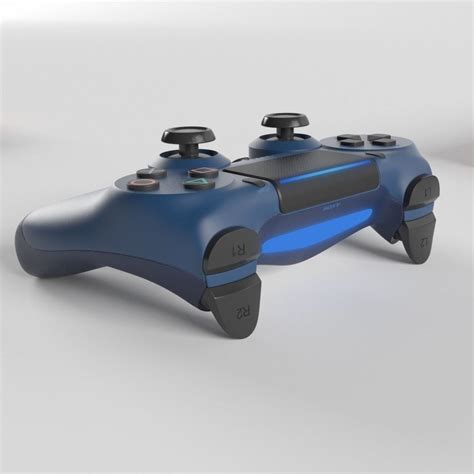 Sony Playstation 4 Dualshock Controller Midnight Blue Edition 3d Model