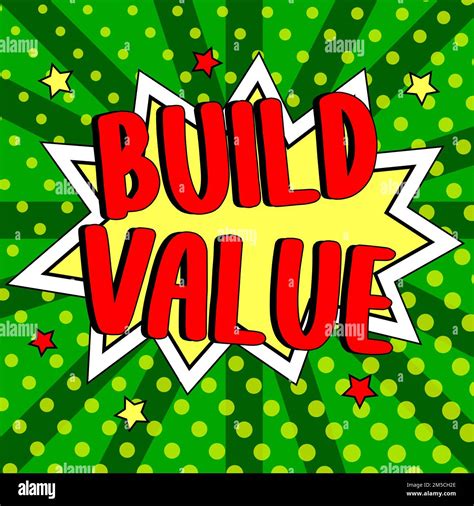 Text Caption Presenting Build Value Business Concept Efficient Enough