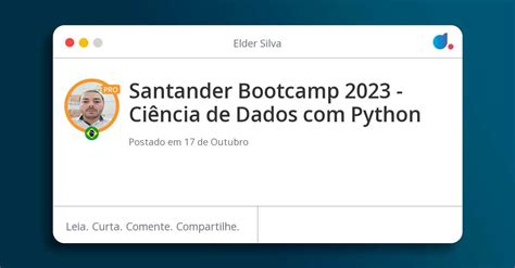 Santander Bootcamp 2023 Ciência de Dados Python