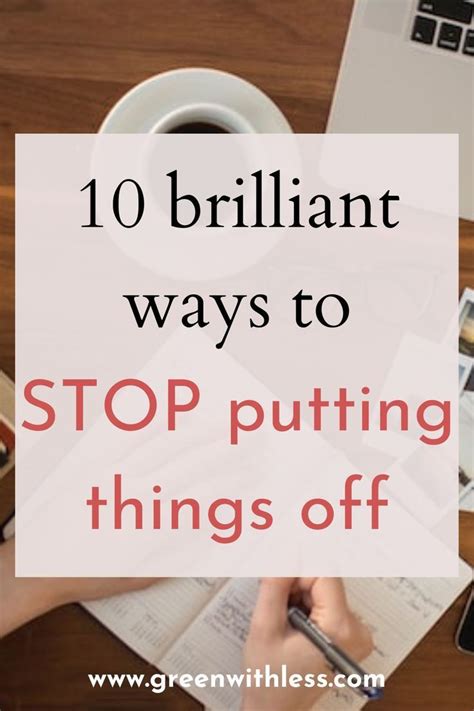 10 Ways To Stop Procrastinating And Get Stuff Done Artofit