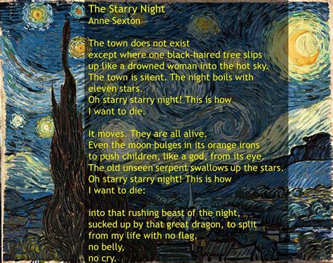 Poema Van Gogh Noite Estrelada Fdplearn