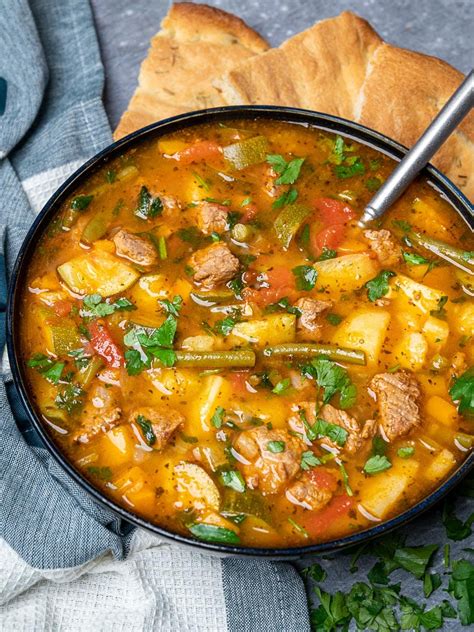 Instant Pot Vegetable Beef Soup Skinny Spatula